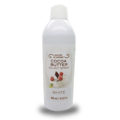 Pastry Academy White Cocoa Butter Velvet Spray 400ml – strawberryred